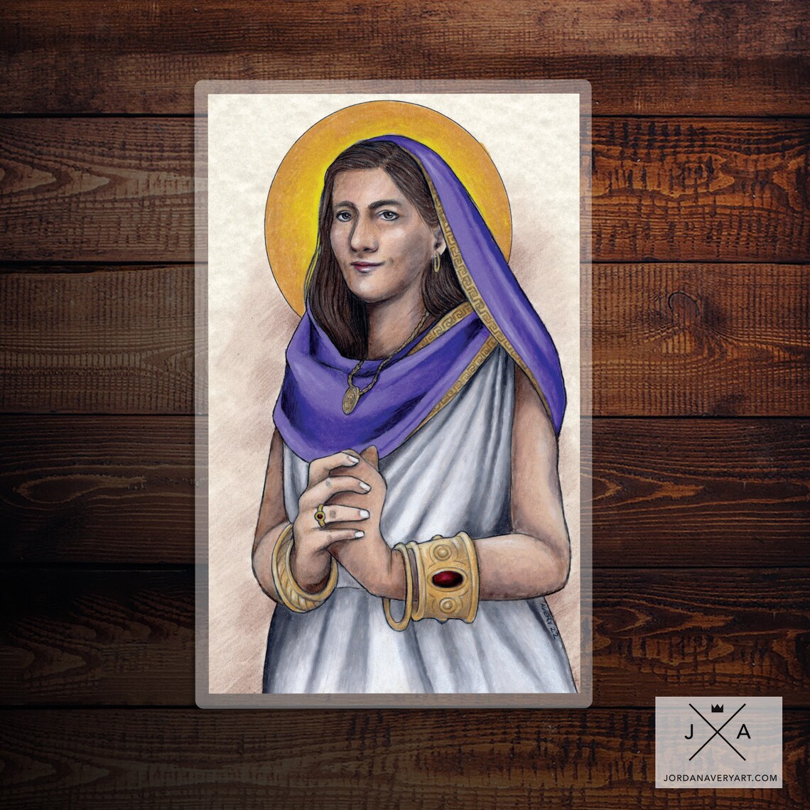 Saint Lydia Prayer Card | Etsy