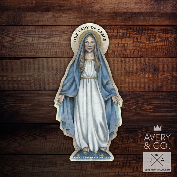 Our Lady of Grace Sticker - Etsy