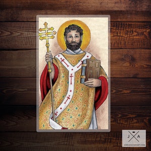 Pope Saint Leo the Great Prayer Card - Etsy