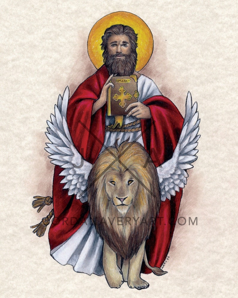 Saint Mark the Evangelist Art Print - Etsy