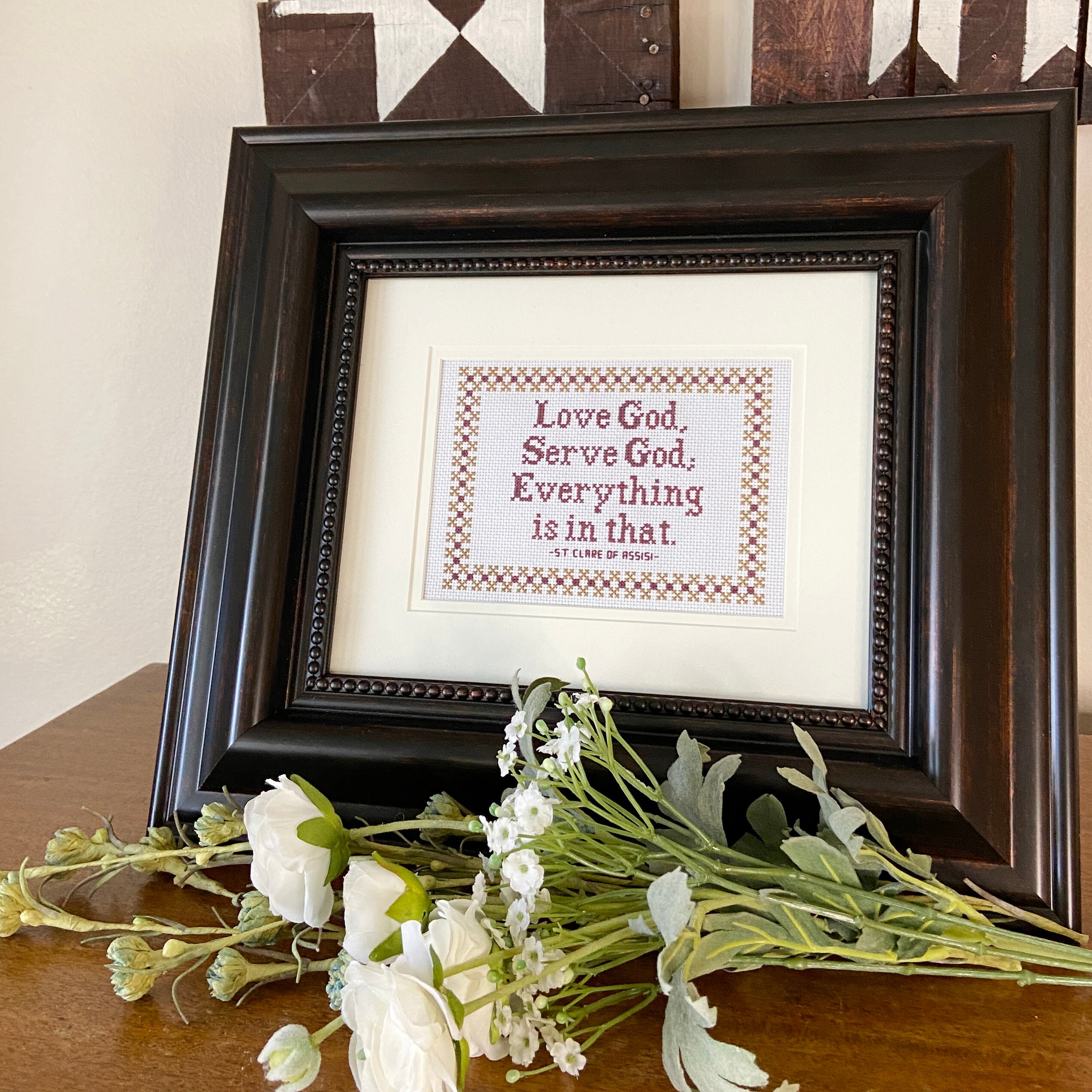 St. Clare of Assisi Cross Stitch DIGITAL PATTERN Only - Etsy