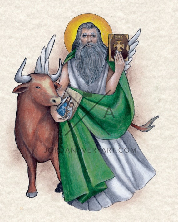 Saint Luke the Evangelist Art Print - Etsy