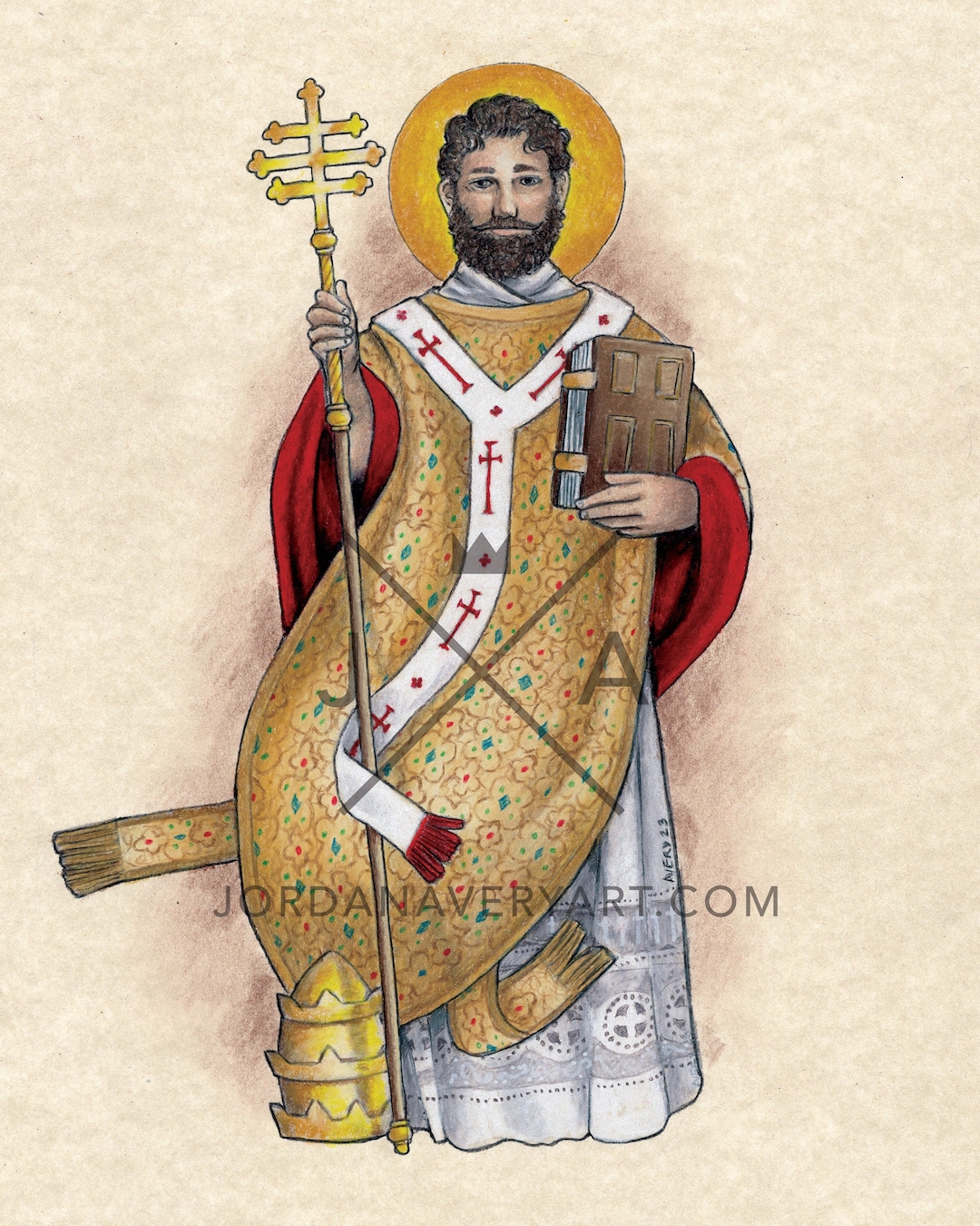 Pope Saint Leo the Great Art Print - Etsy