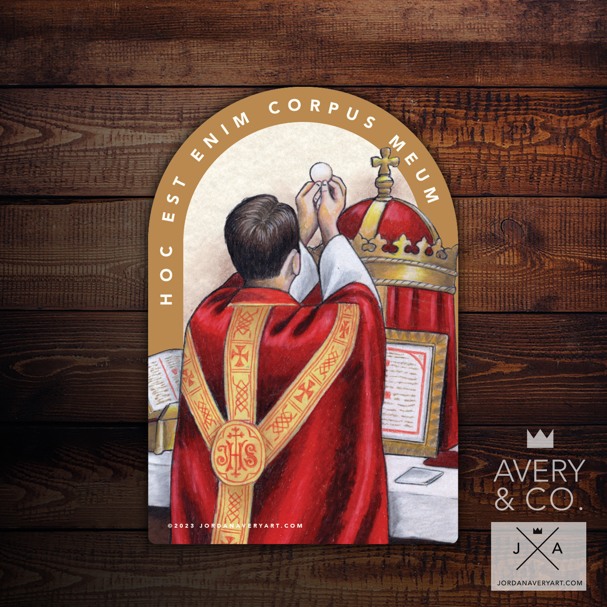 Elevation Latin Mass Vinyl Sticker B - Etsy