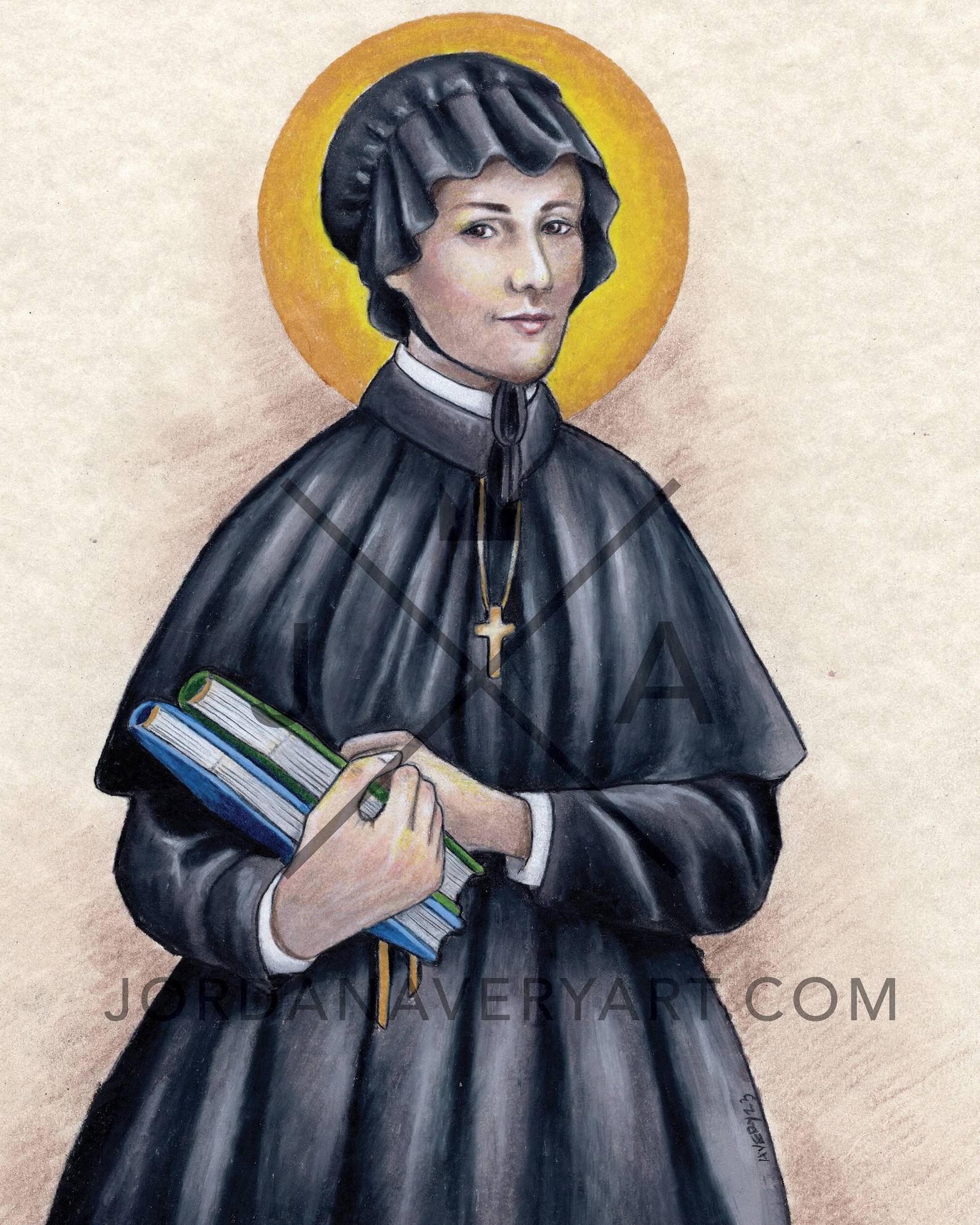 Saint Elizabeth Ann Seton Art Print - Etsy