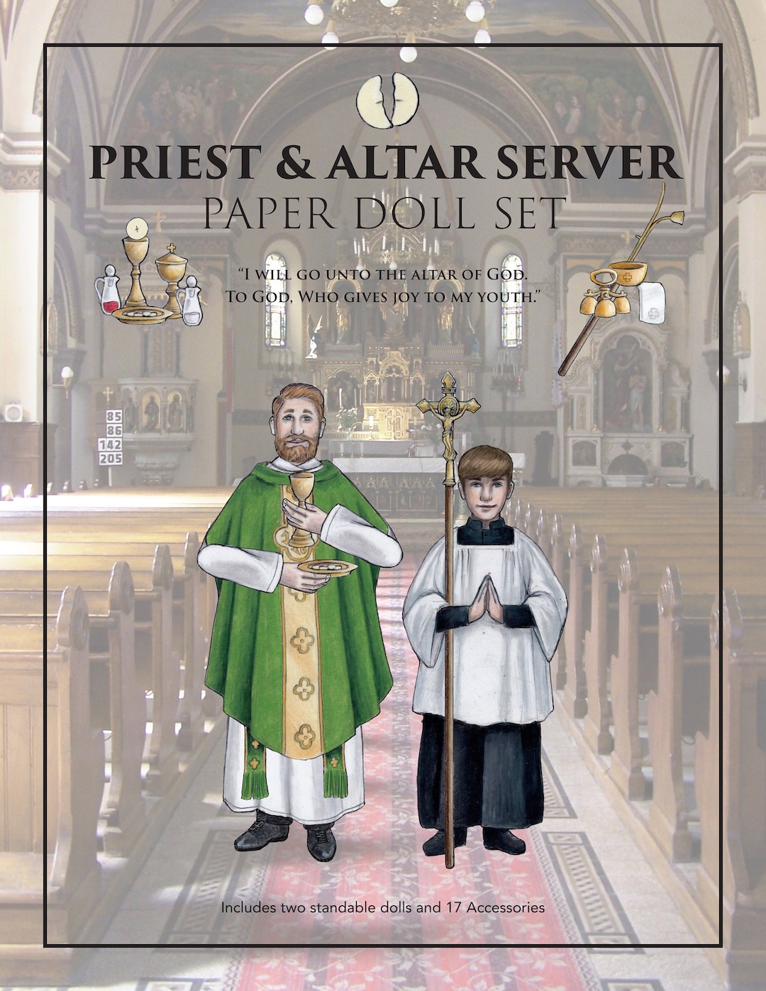 Priest and Altar Server Paper Doll Set DIGITAL DOWNLOAD - Etsy