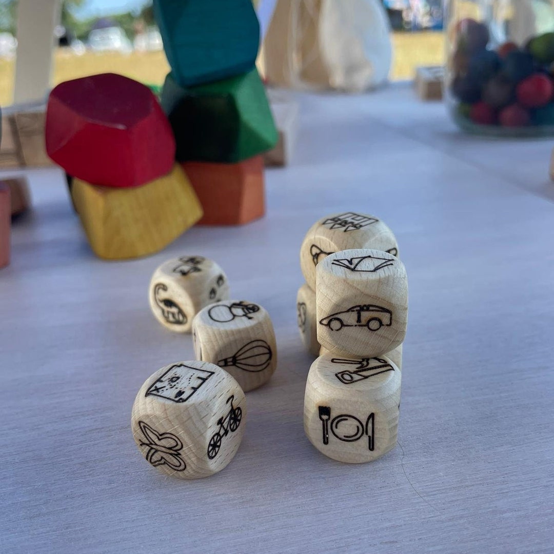 Story Dice, Story Cubes, Roll a Story Set - Etsy UK