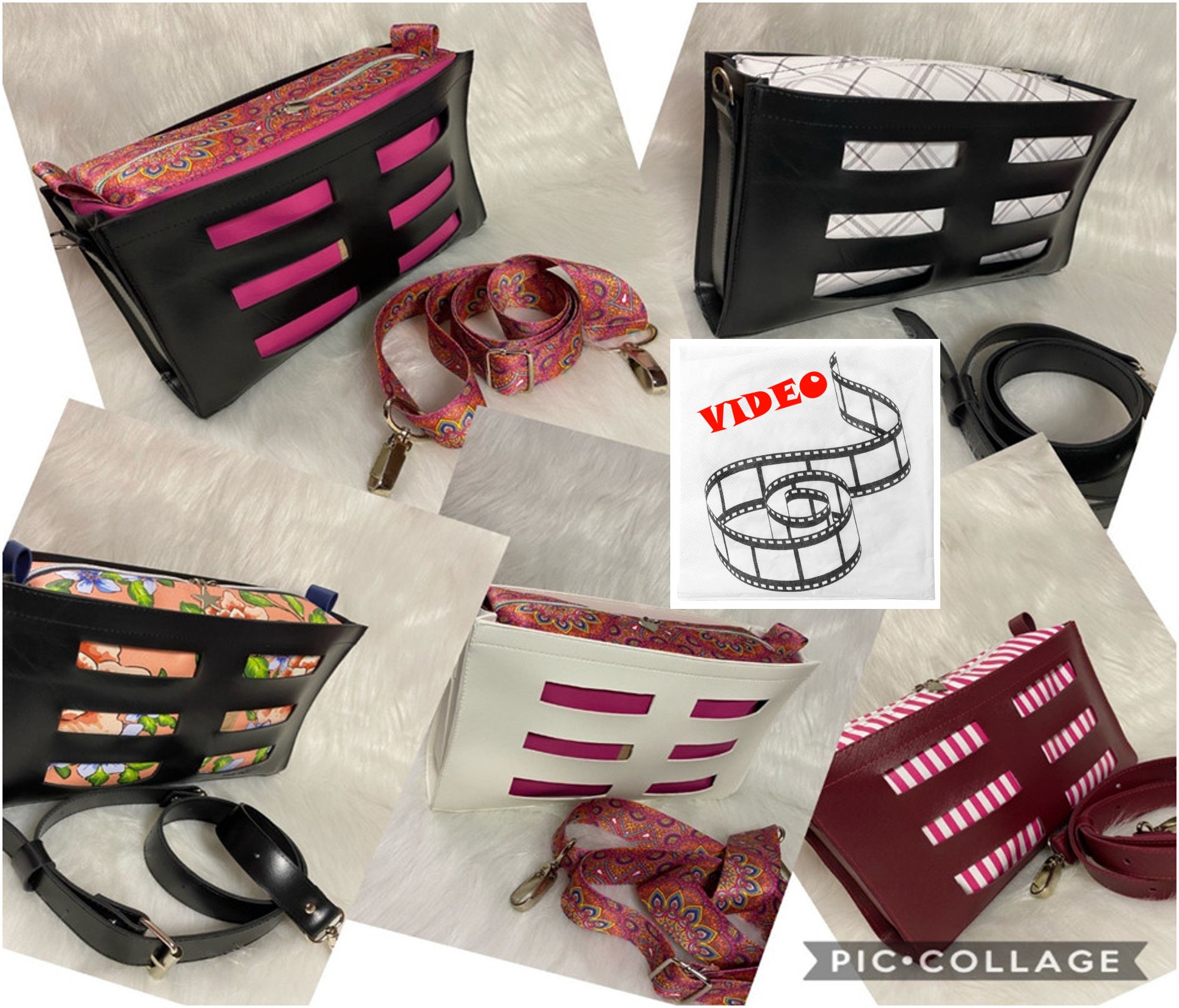 Luisa Bag, Pattern and Pdf Tutorial With Explanatory Videos and Lots of ...