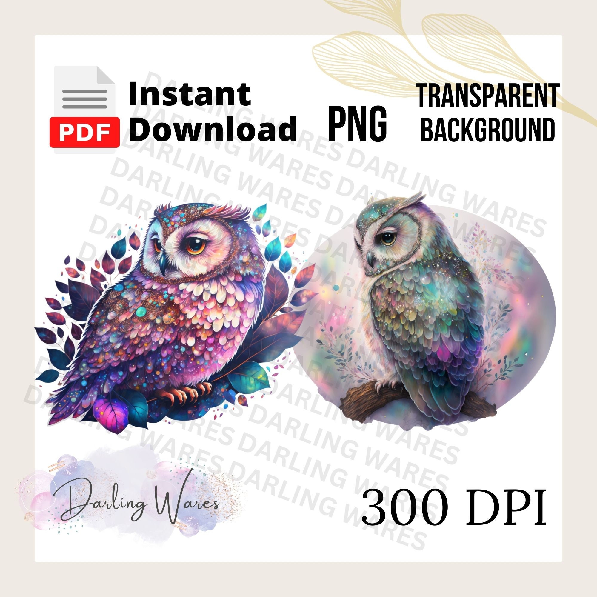 Cute Owls Sublimation Illustration Bundle 12 Sublimation - Etsy