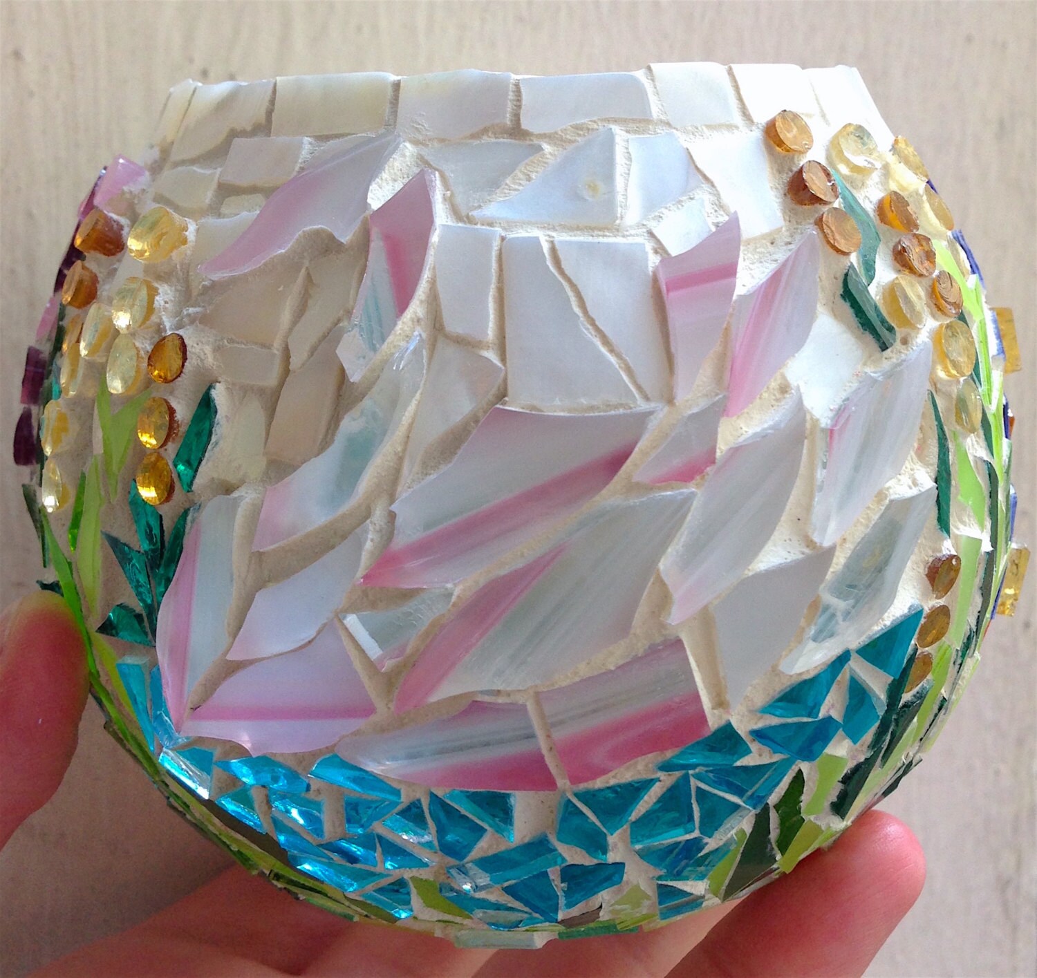 Handmade Personalised Unique Mosaic Vase Specially Designed for You - Etsy