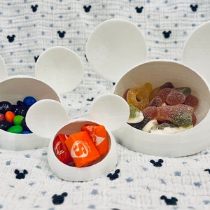 Mickey Mouse Bowls 3 Sizes Available Candy Bowls Party Favors Cute ...