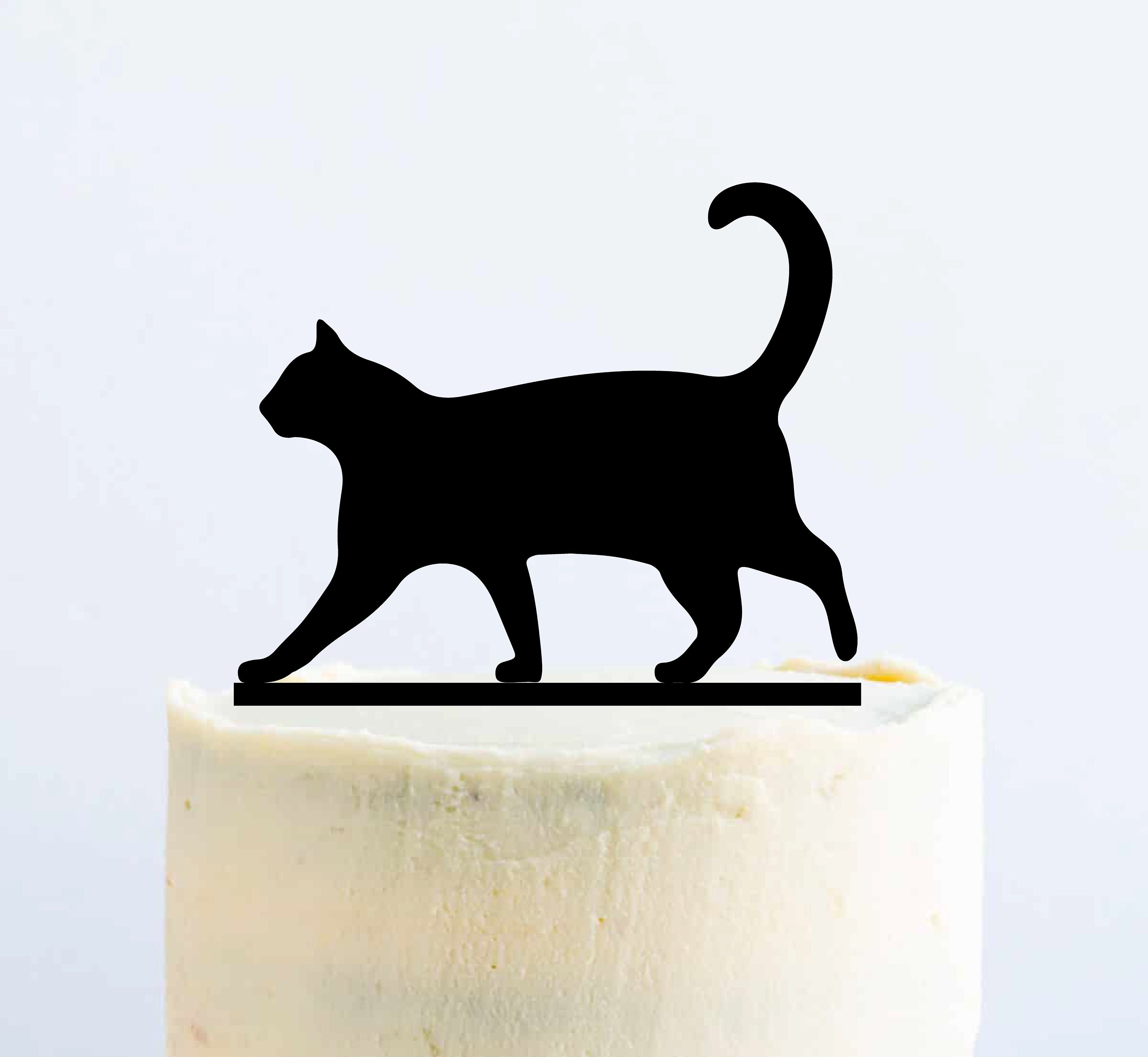 Cat Cake Topper Cat Lover's Cake Topper Pet-themed Cake Whiskers - Etsy