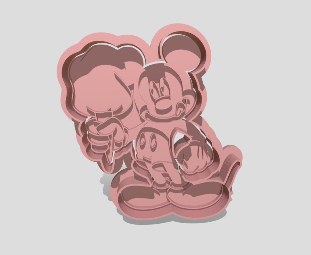 Mickey Mouse Cotton Candy Cookie Cutter and Stamp Bake With Disney ...