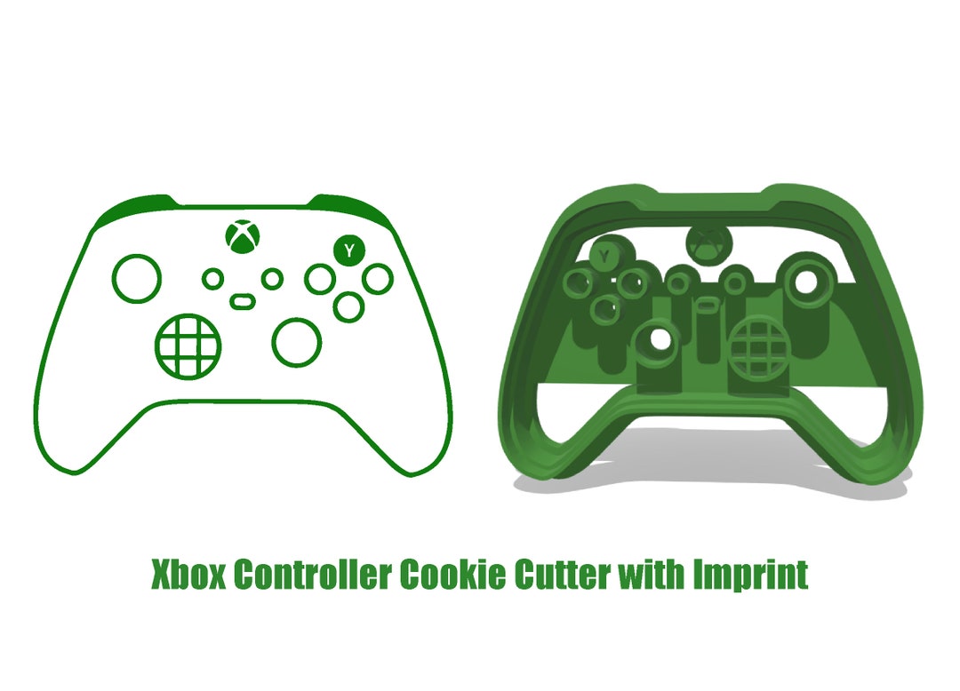 Xbox Controller Cookie Cutter With Imprint Microsoft Xbox Series X ...
