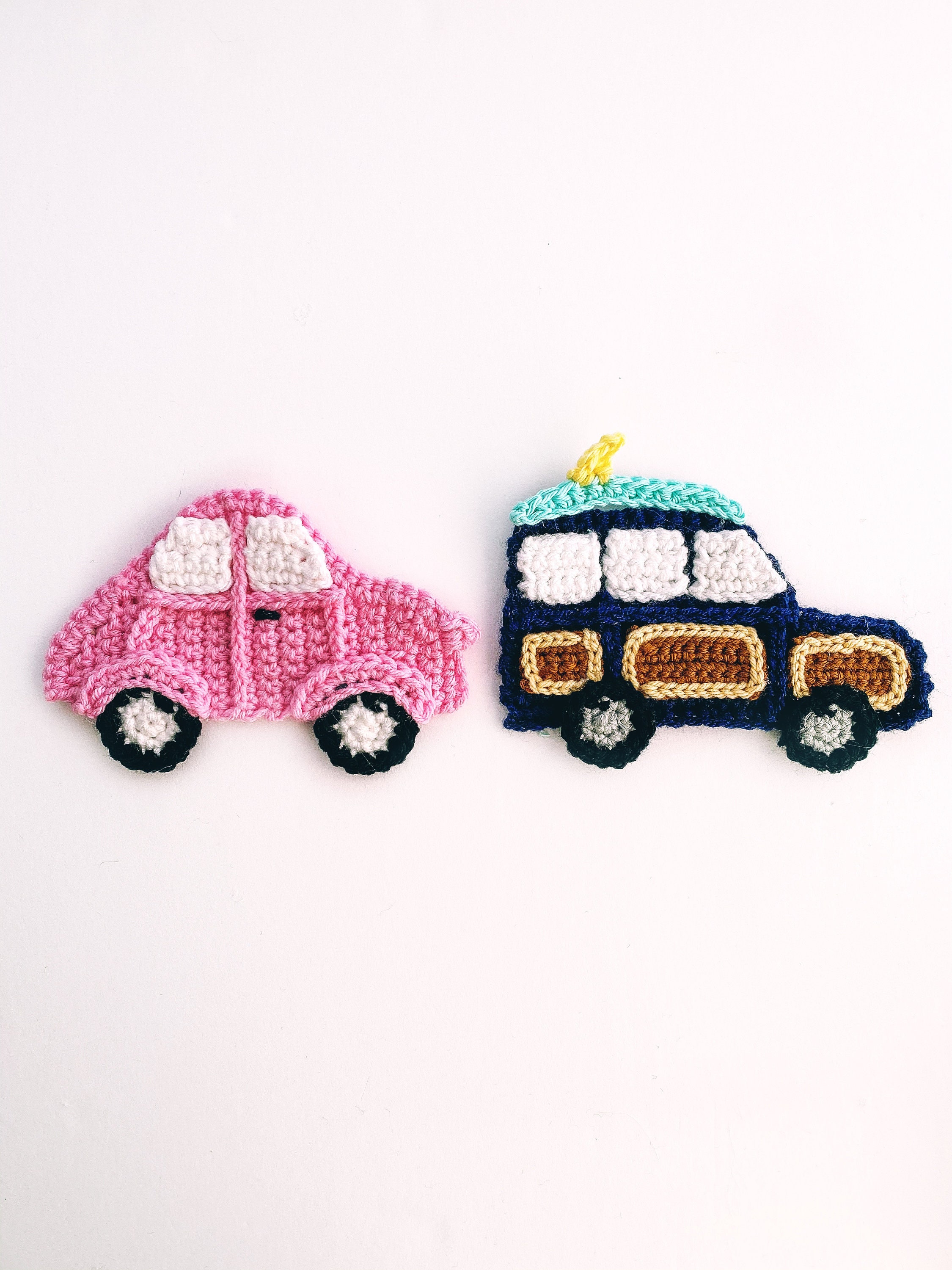 Crochet Car Applique Pattern | Jeep & VW Bug (PDF Pattern) - Etsy