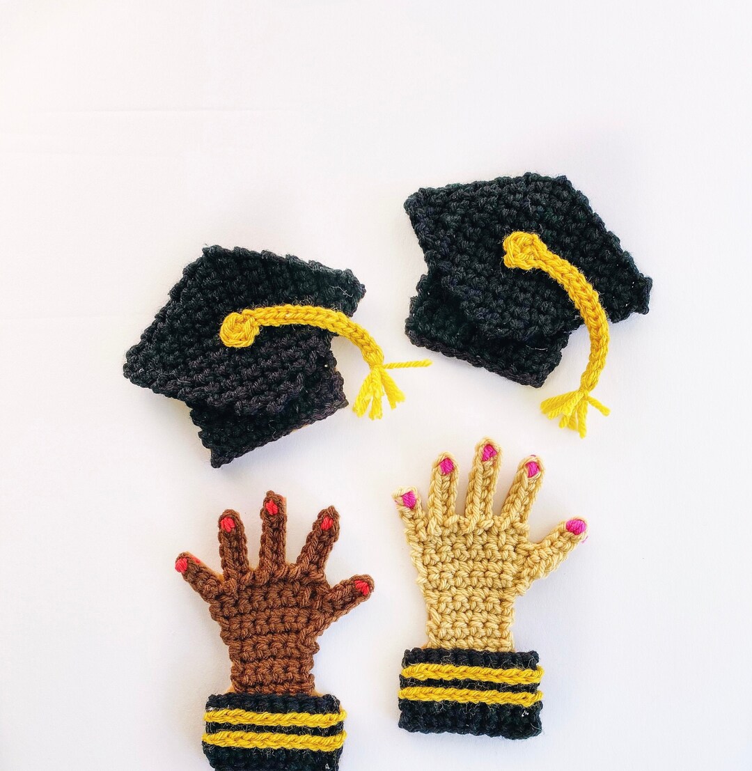 PATTERN | Crochet Graduation Gift Applique Pattern | Quick and Easy ...