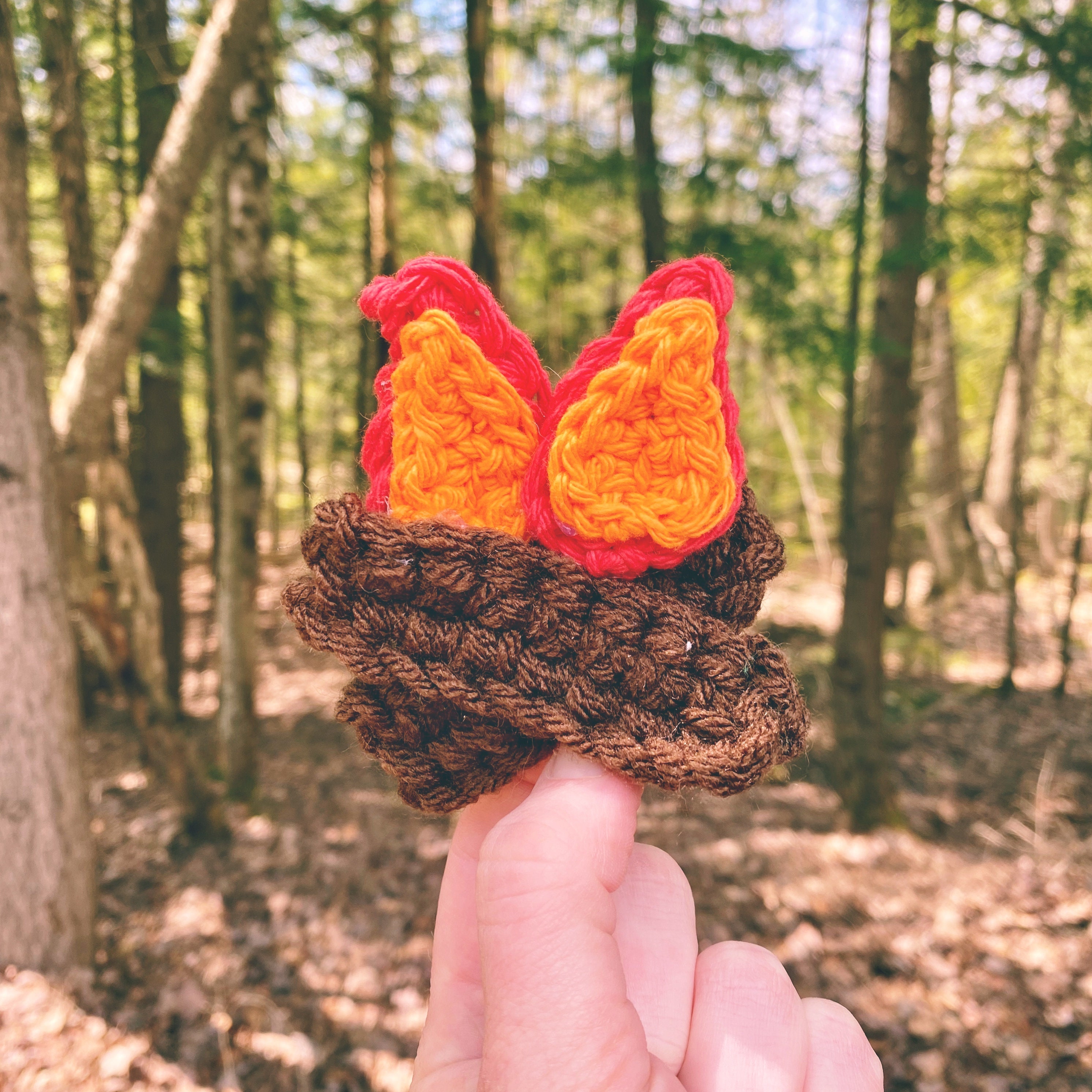 Crochet Camping Applique Pattern | Camper, Canoe, Campfire (PDF Pattern ...