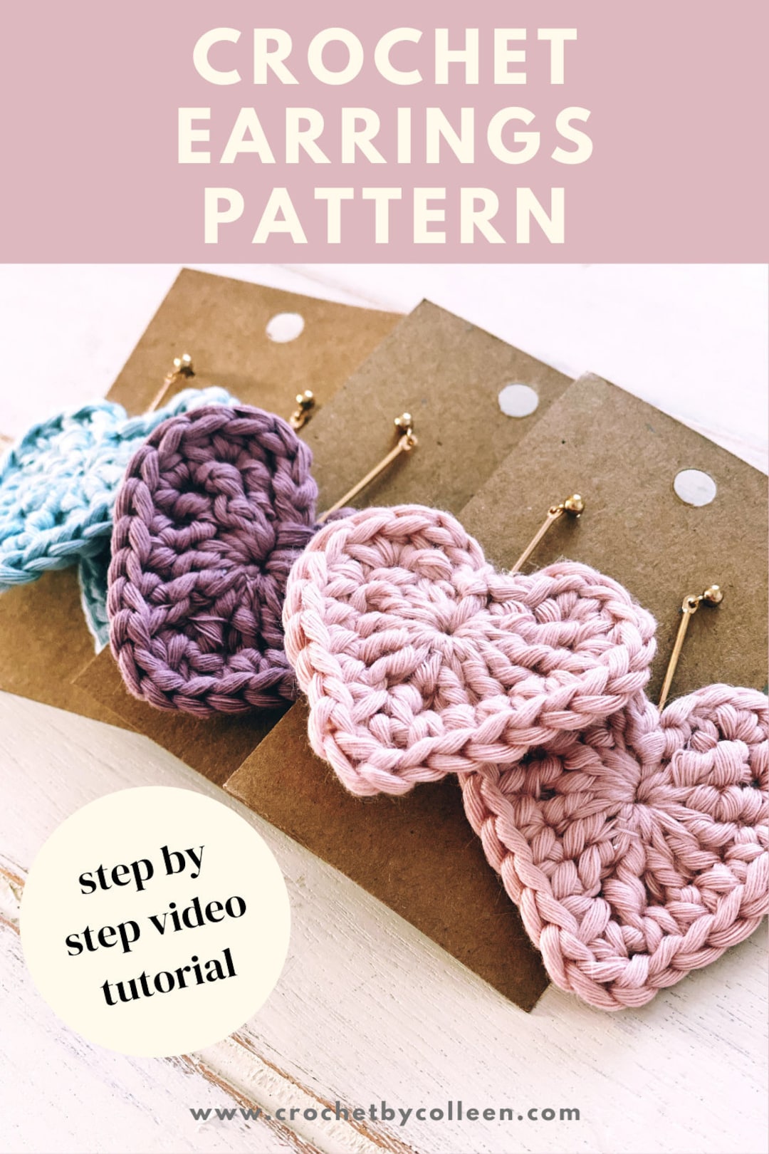 Crochet Earrings Pattern | Beginner-friendly Jewelry (PDF Pattern) - Etsy