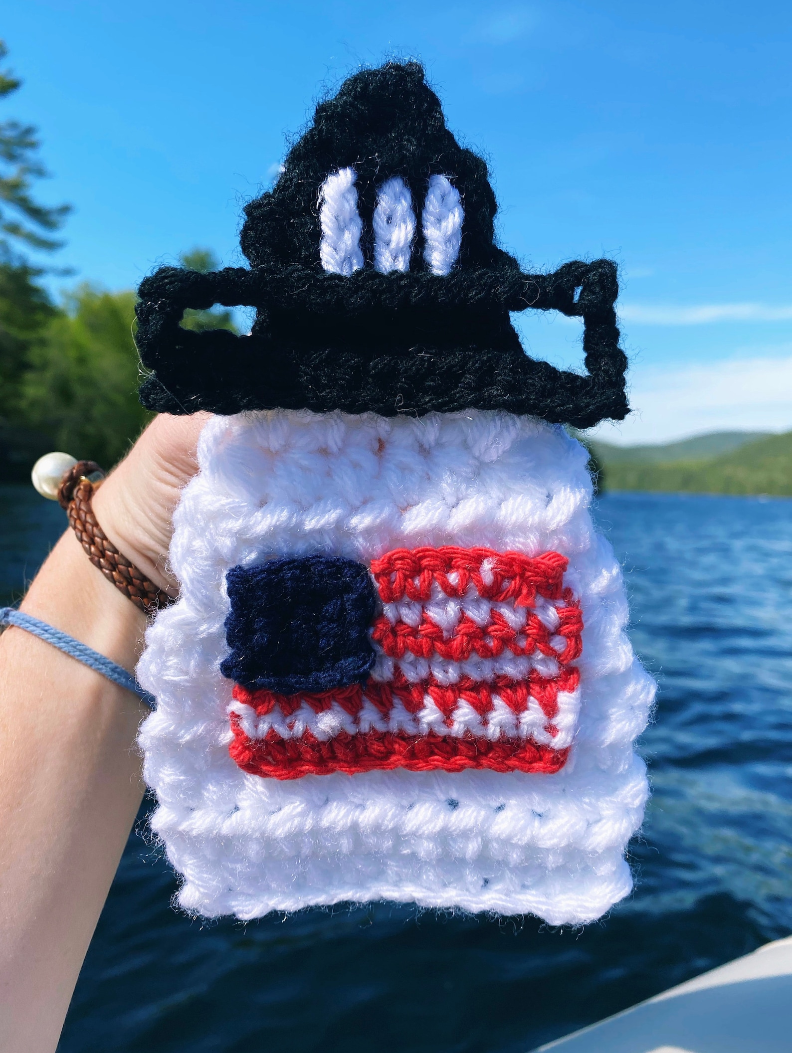 PATTERN Crochet Lighthouse Applique Coastal Nautical | Etsy