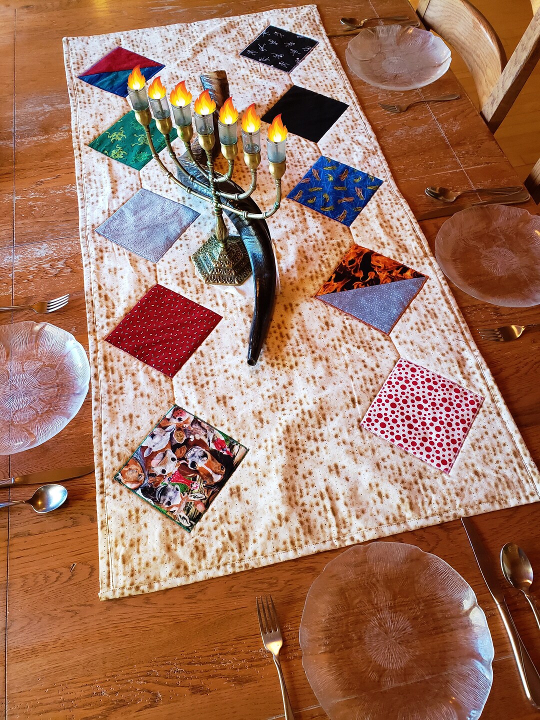 Ten Plagues Table Runner Passover, Pesach, Unleavened Bread, Seder - Etsy