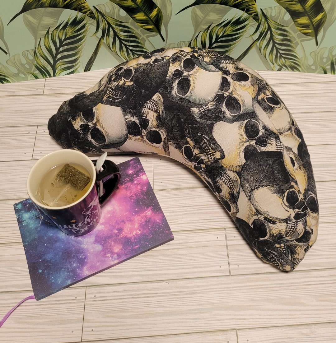 Crescent/half Moon Zafu Meditation Cushion Skulls - Etsy