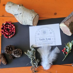 DIY- Yule Log- Winter Solstice- Ritual and Log Included - Etsy