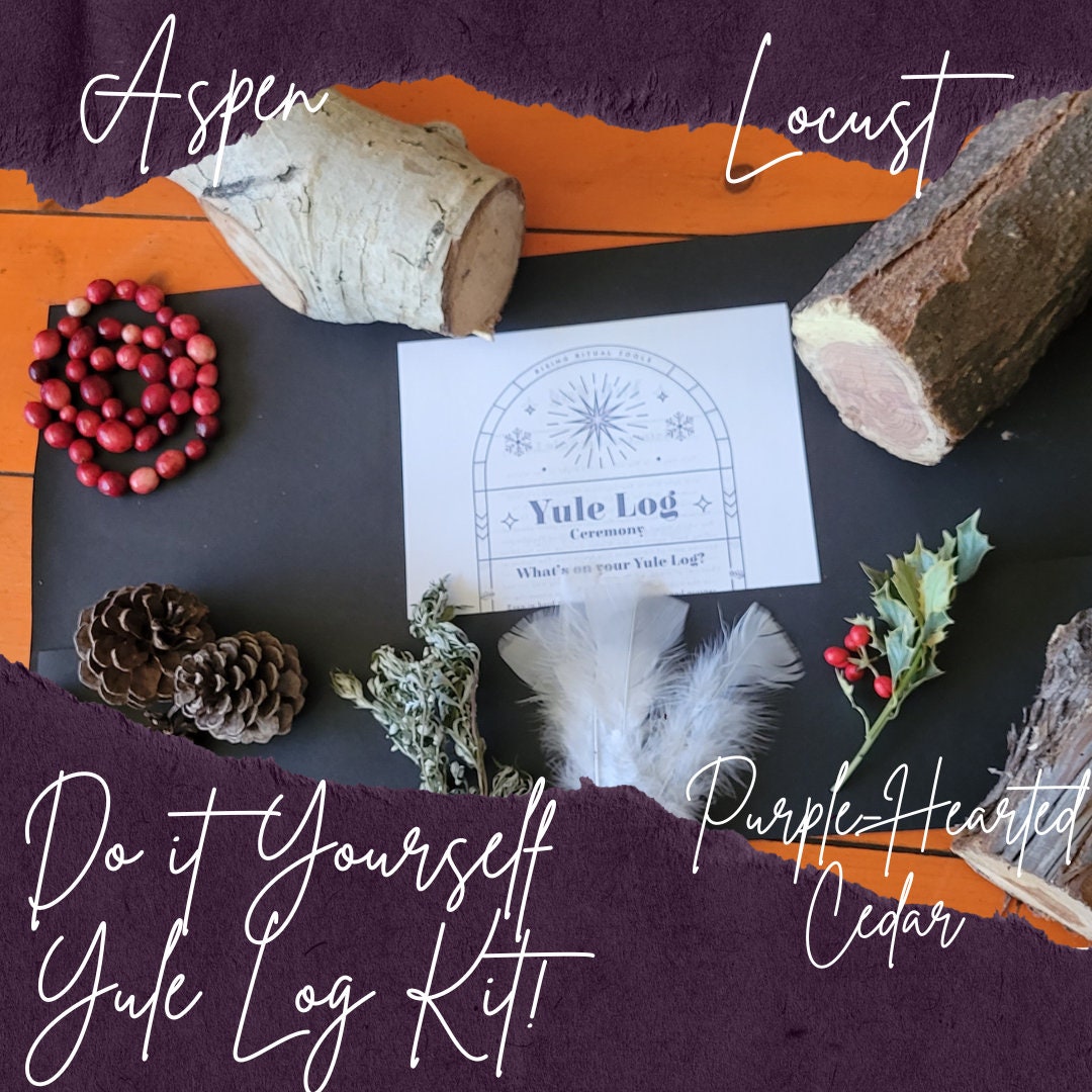 DIY Yule Log Kit – Winter Solstice Ritual- No Log Included - Etsy Canada