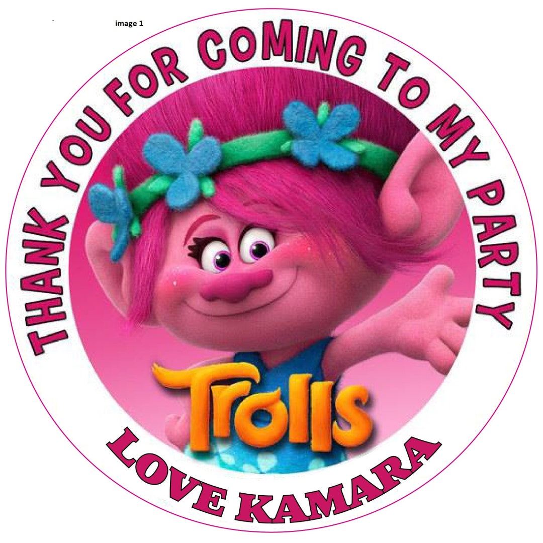 Personalized 3 Trolls Stickers 4 Designs to Choose From - Etsy