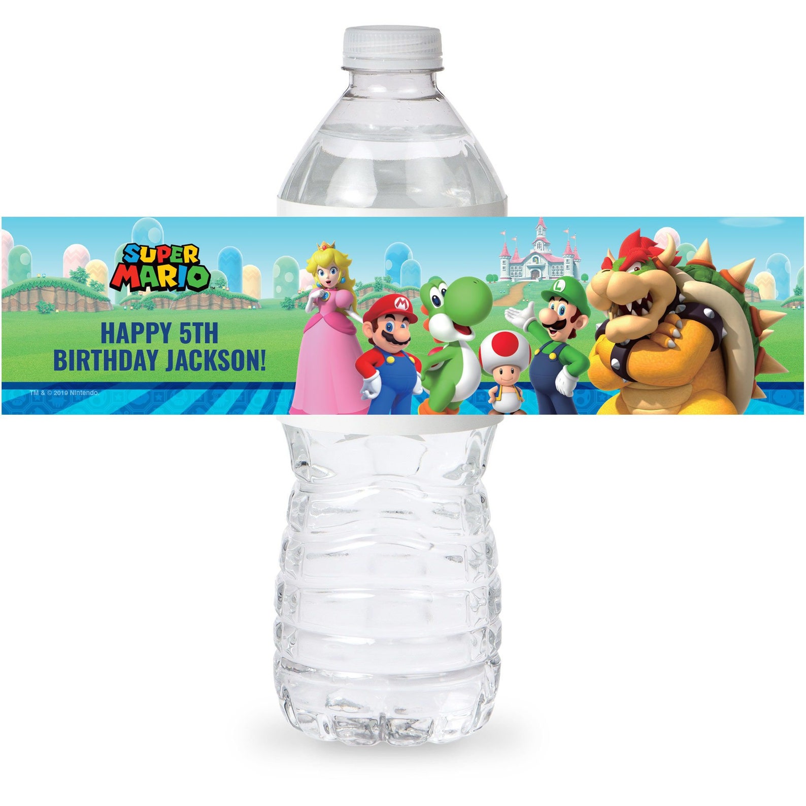 24 Super Mario Bros Water Bottle Labels - Etsy Hong Kong