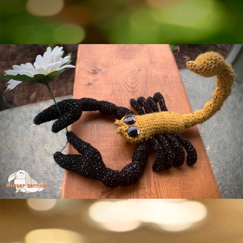 Scorpion Crochet PATTERN DIGITAL PDF (no Sew) - Etsy