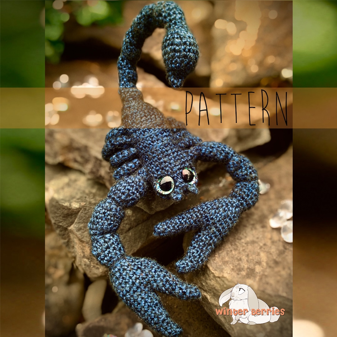Scorpion Crochet PATTERN DIGITAL PDF (no Sew) - Etsy