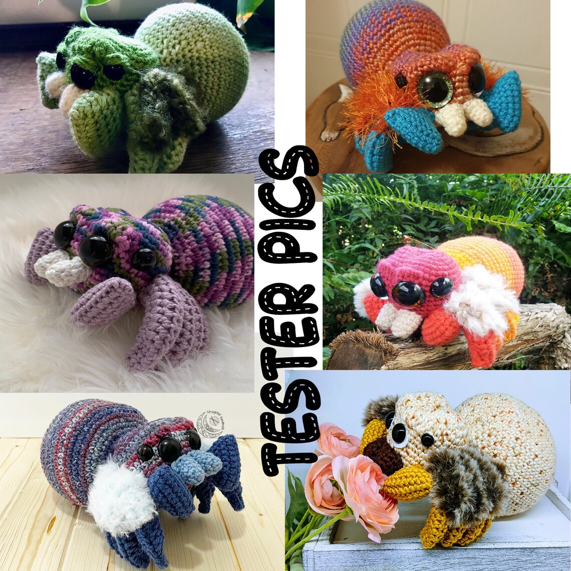 Adult Spider Crochet PATTERN DIGITAL PDF - Etsy