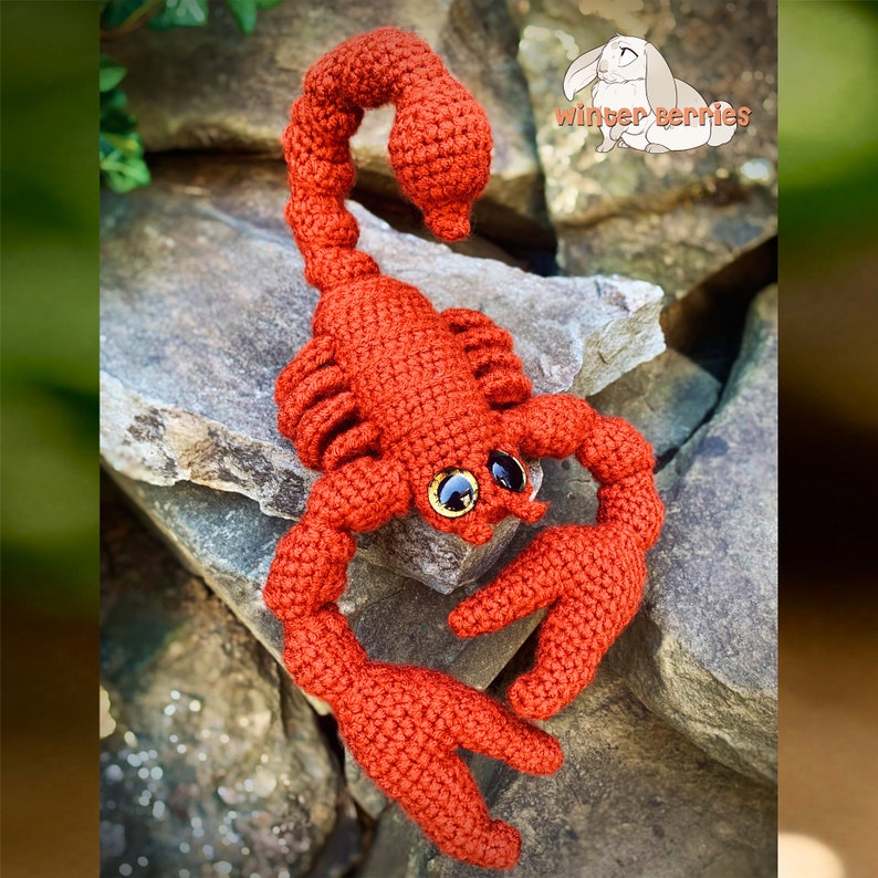 Scorpion Crochet PATTERN DIGITAL PDF (no Sew) - Etsy