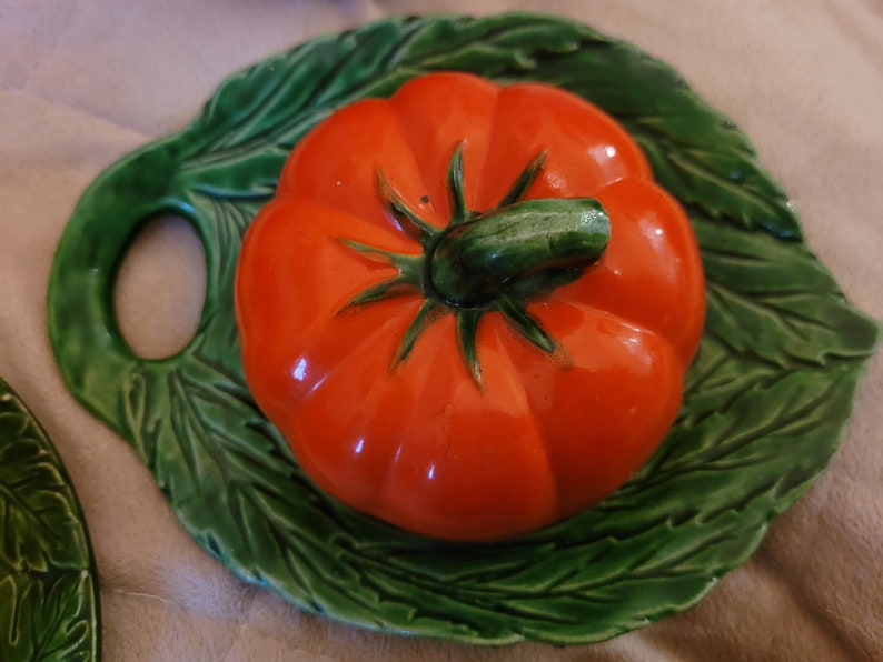 Tomato Ware Dish Set Vintage Majolica - Etsy