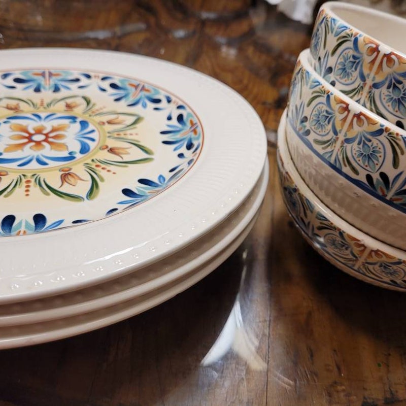 Mexican Dinnerware Set - Etsy