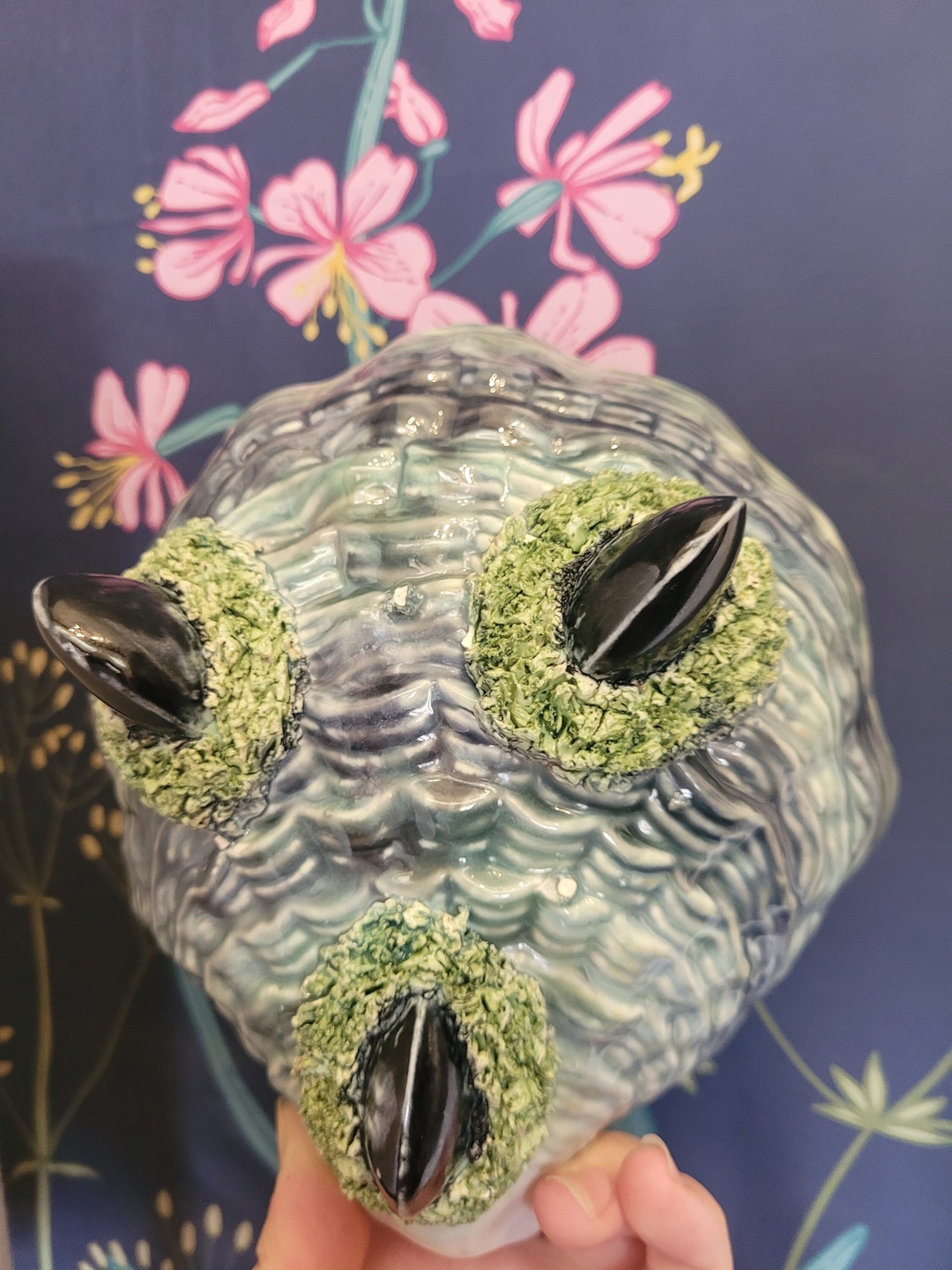 Majolica Clam and Oyster Shell Footed Bowl - Etsy