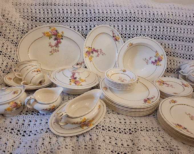 Myott Rosita Pattern Staffordshire England Dinnerware Set - Etsy