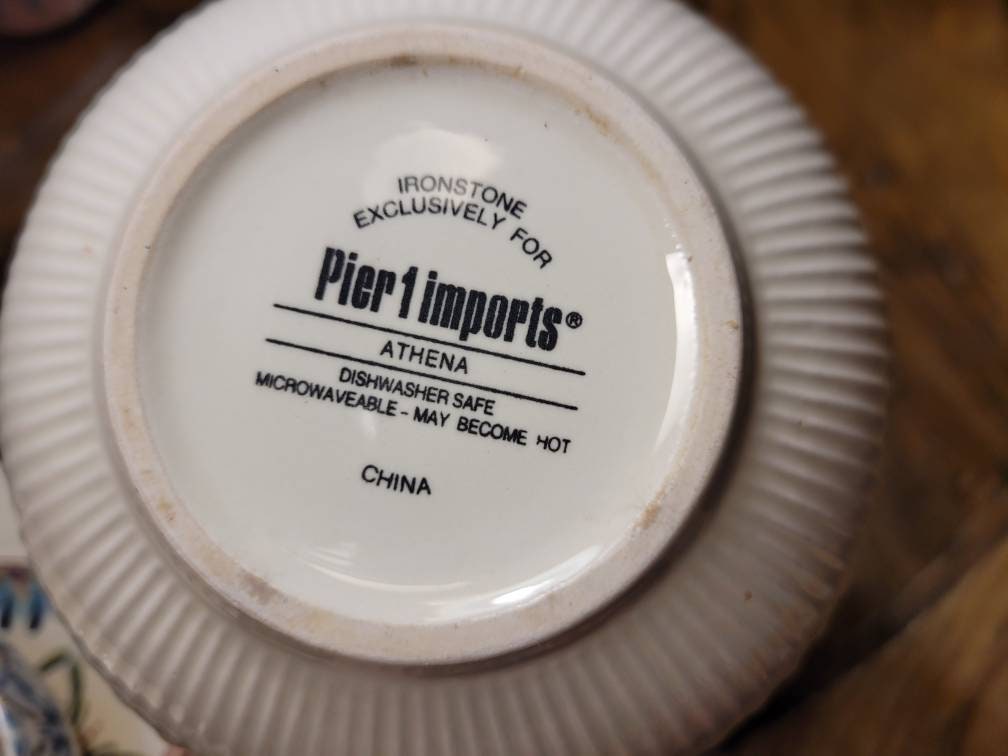 Dinnerware Set Greek Spanish Mexican Pattern Athena Pier 1 - Etsy