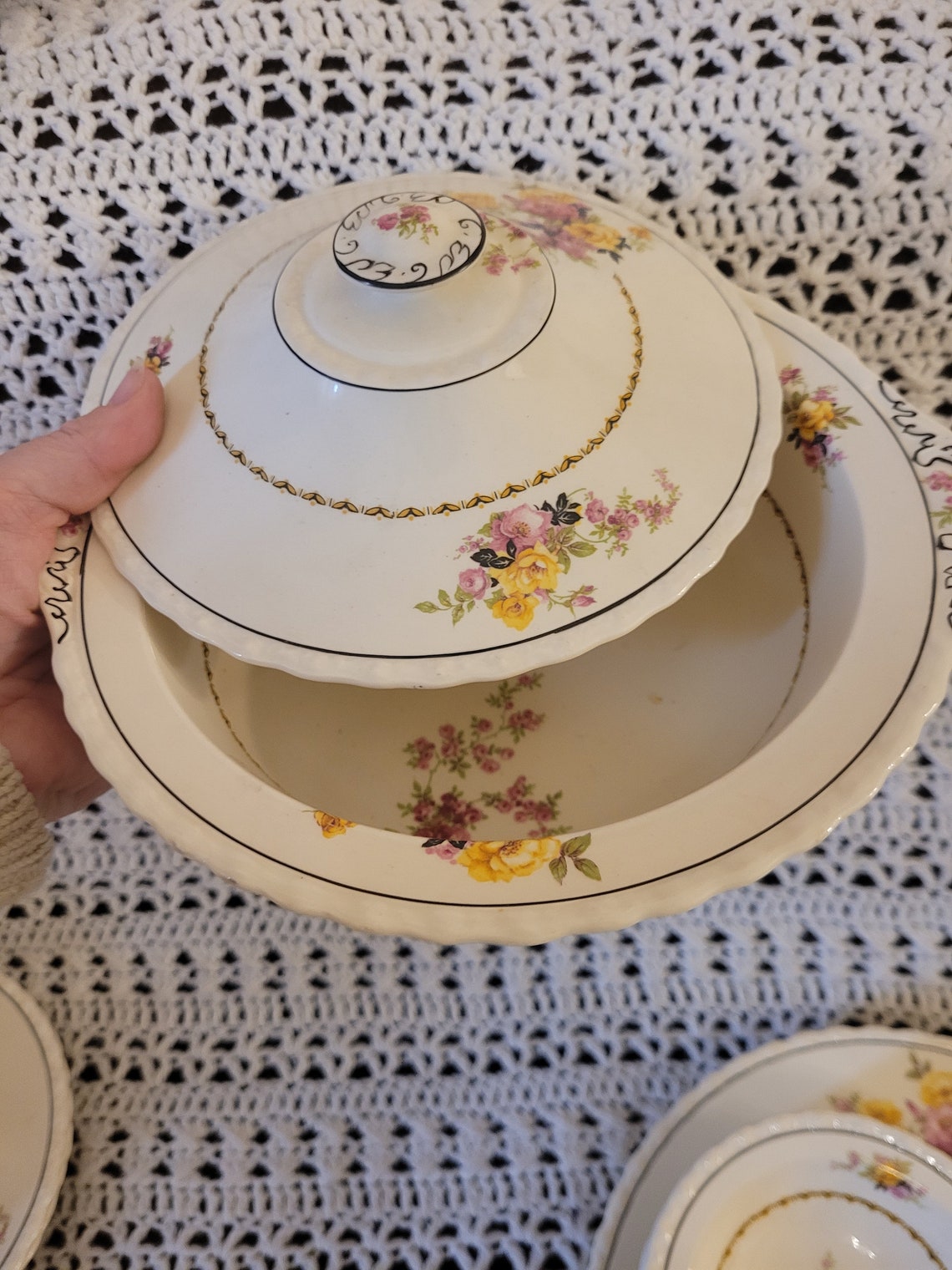 Myott Rosita Pattern Staffordshire England Dinnerware Set - Etsy