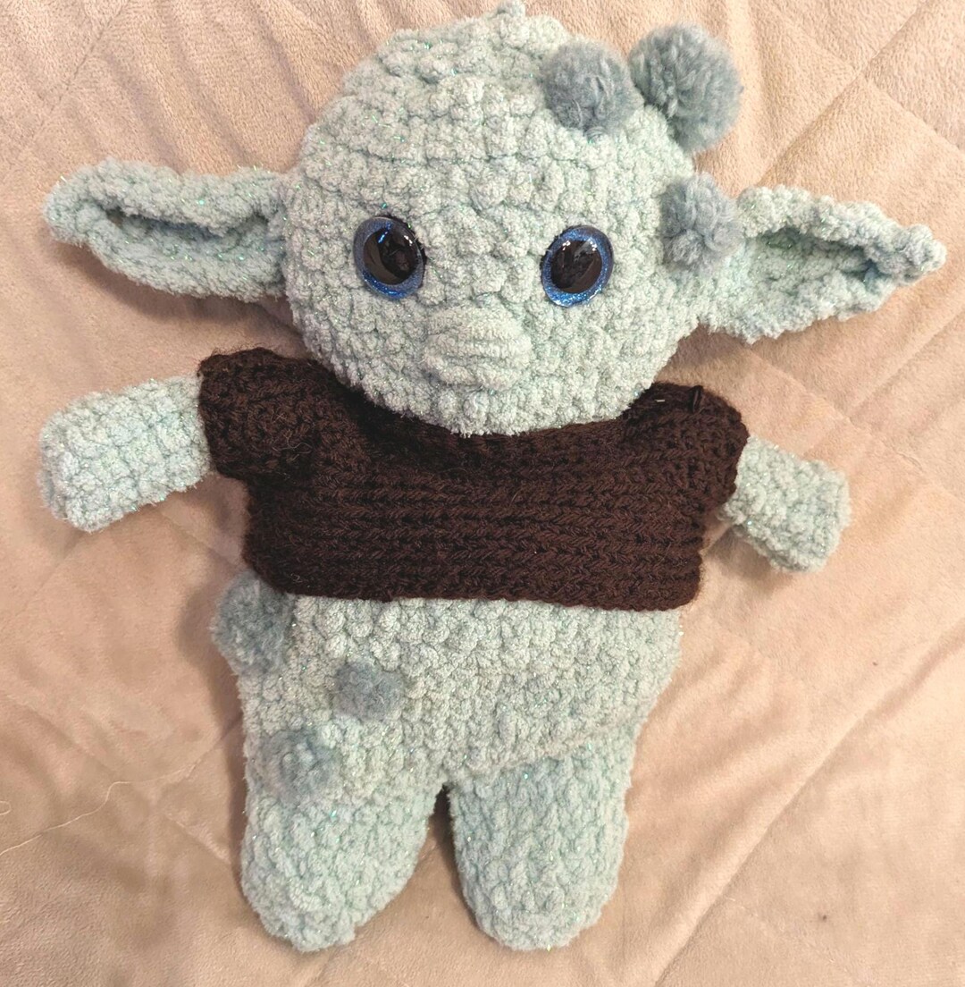 Star Wars Grogu/ Baby Yoda Inspired Plush or DND Inspired Baby Goblin ...