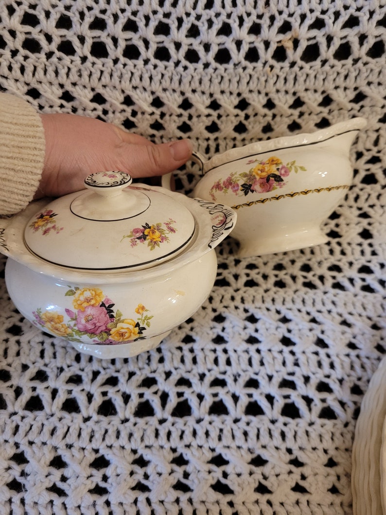 Myott Rosita Pattern Staffordshire England Dinnerware Set - Etsy