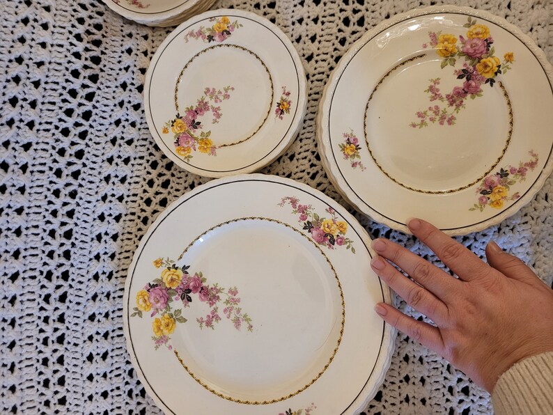 Myott Rosita Pattern Staffordshire England Dinnerware Set - Etsy
