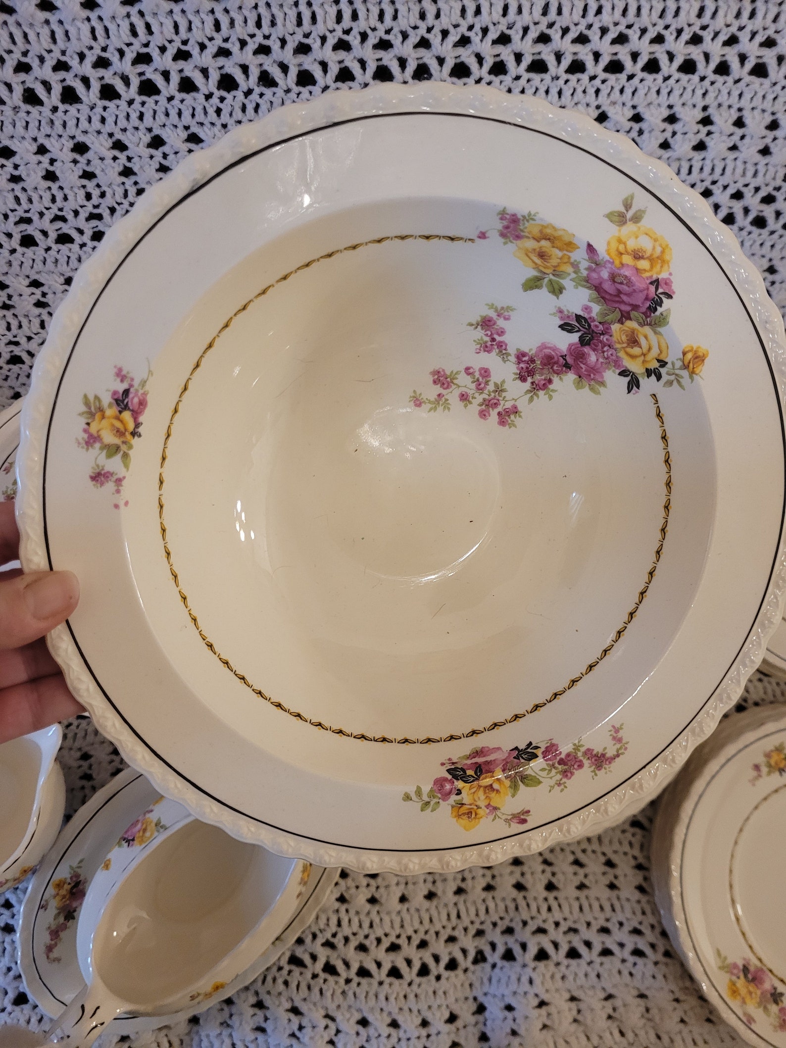 Myott Rosita Pattern Staffordshire England Dinnerware Set - Etsy