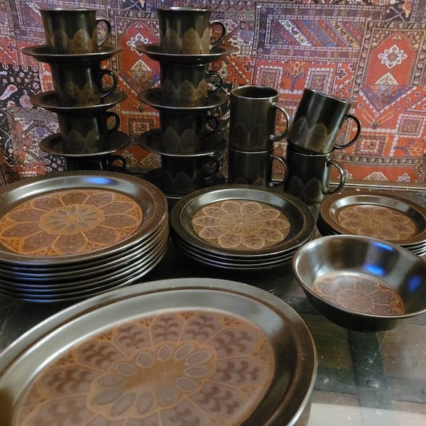 Bohemian Plate Set - Etsy