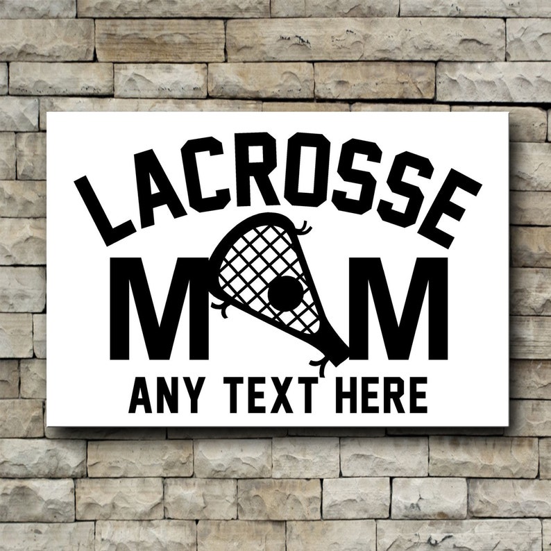 Lacrosse Mom Vinyl Decal / Lacrosse Decal / Lacrosse Mom / Car - Etsy