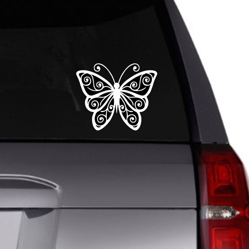 Butterfly Vinyl Decal/butterflies/tribal Butterfly/car | Etsy