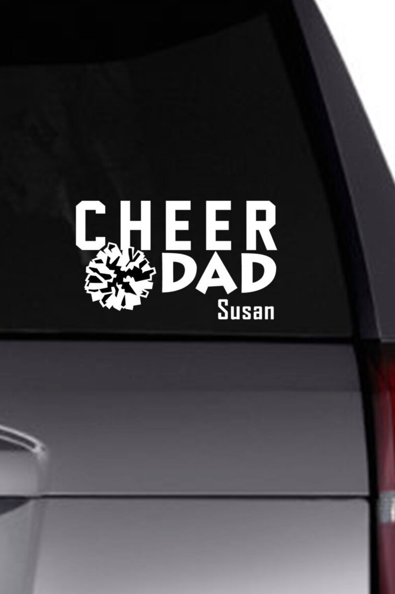 Cheer Dad Vinyl Decal / Cheer Decal / Cheerleading / - Etsy
