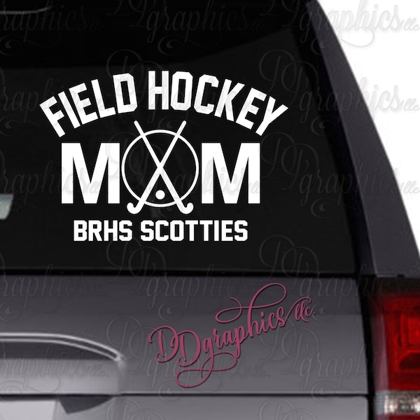 Field Hockey Decal - Etsy