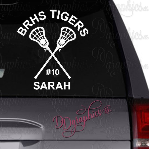 Lacrosse Decal - Etsy