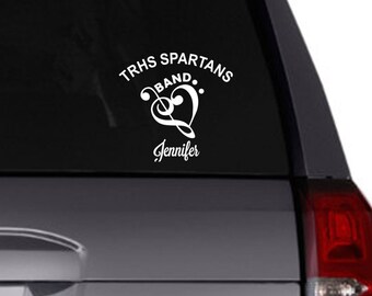 Decals & Skins Band vinyl car decal Band decal Personalized decal Band ...
